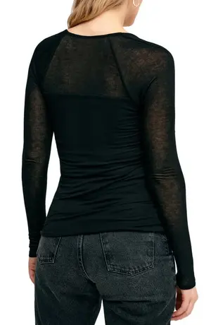 MARCELLA Lonnie Long-sleeve Top - Black