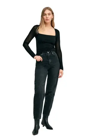 MARCELLA Lonnie Long-sleeve Top - Black