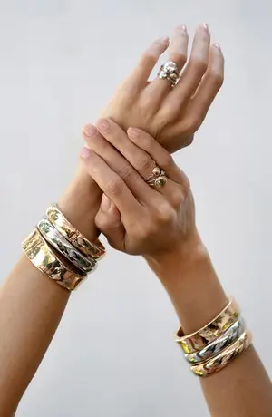 Ettika Set Of Bangle Bracelets - Gold