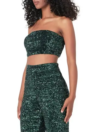 Endless Rose Sequin Bandeau Top