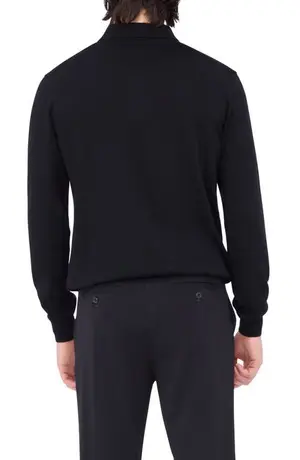Bugatchi Merino Wool Polo Sweater