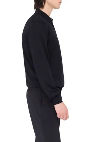 Bugatchi Merino Wool Polo Sweater