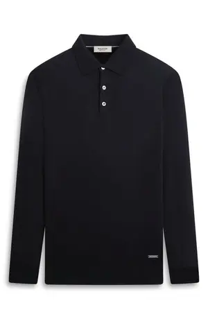 Bugatchi Merino Wool Polo Sweater
