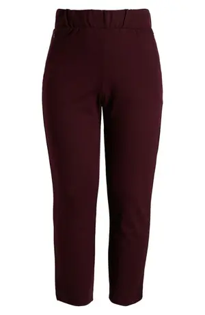 Universal Standard Smart Ponte Pants - Black Cherry