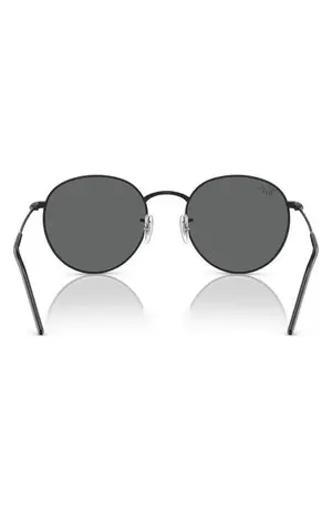 Ray-ban Reverse Phantos 55mm Round Sunglasses - Black