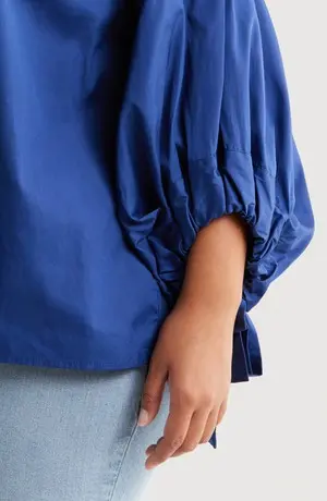 HARSHMAN Violette Cotton Poplin Button-up Shirt