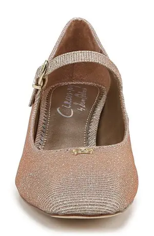 CIRCUS NY BY SAM EDELMAN Eloisa Mary Jane Pumps - Metallic Blush