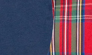 RUGGEDBUTTS Bodysuit Polo & Plaid Overalls Set
