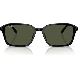 Ray-ban Ray-Ban 56mm Square Frame Sunglasses Black