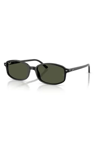 Ray-ban 56mm Square Frame Sunglasses - Black/green