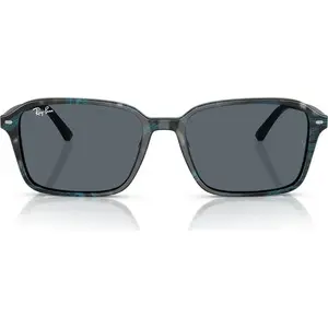 Ray-ban 56mm Square Frame Sunglasses - Blue