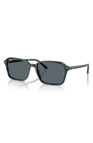 Ray-ban 56mm Square Frame Sunglasses - Blue