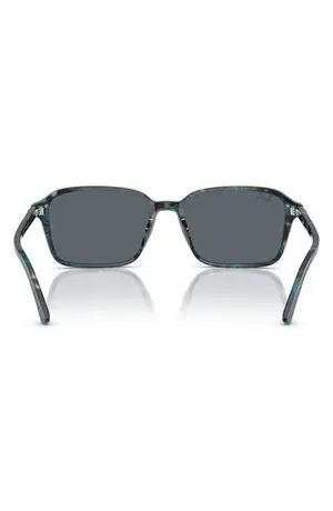 Ray-ban 56mm Square Frame Sunglasses - Blue