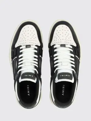 Amiri Skel Leather Low-top Trainers - Black