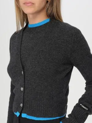 Pinko Ribbed V-neck Cardigan