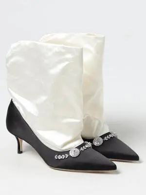 Manolo Blahnik Embellished Boots