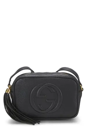 Gucci Leather Soho Disco Bag - Black