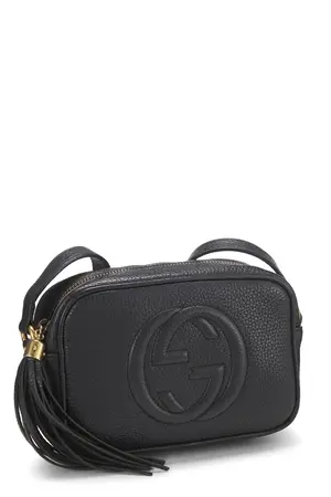 Gucci Leather Soho Disco Bag - Black