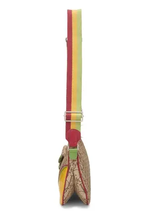 Dior Trotter Canvas Rasta Double Saddle Bag - Beige