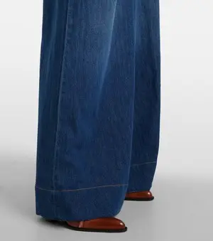 Veronica Beard Haizley Wide-leg Jeans