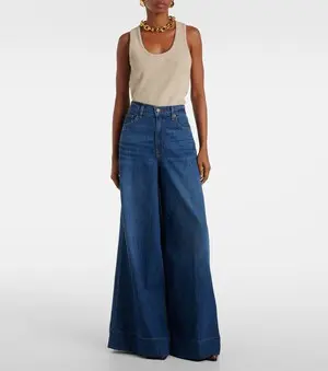 Veronica Beard Haizley Wide-leg Jeans