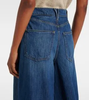 Veronica Beard Haizley Wide-leg Jeans - Blue