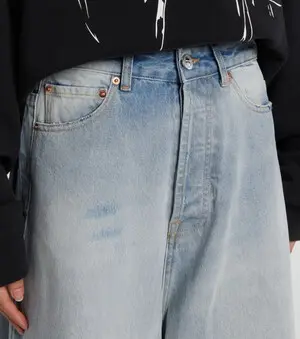 Vetements Oversized Wide-leg Jeans