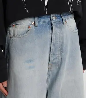 Vetements Oversized Wide-leg Jeans - Blue