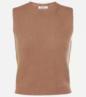 Max Mara Wool Sweater Vest - Brown