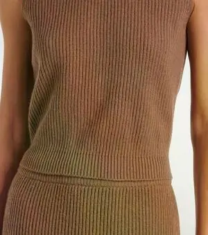 Max Mara Wool Sweater Vest - Brown
