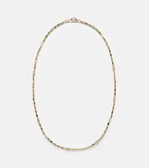 SUZANNE KALAN Block-chain 18kt Yellow Necklace With Diamonds - Gold