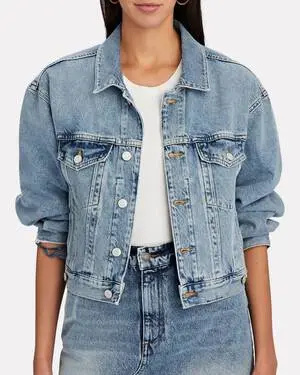 AGOLDE Shrunken Charli Jacket In Filter - Multi