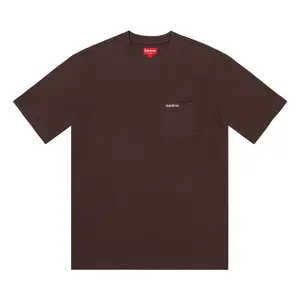 Supreme Short Sleeve Pocket Tee - Brown