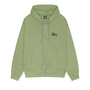 StÜssy Ist Venus Zip Hoodie 'moss