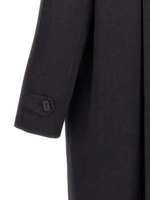 Fendi Double Wool Coat - Blue