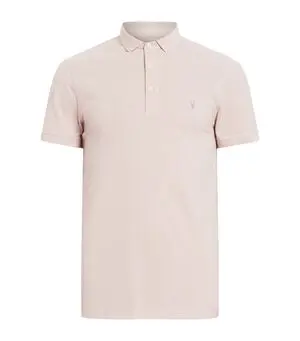 ALLSAINTS Organic Cotton Reform Polo Shirt Beige