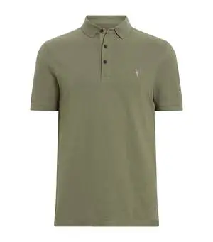 ALLSAINTS Organic Cotton Reform Polo Shirt Green