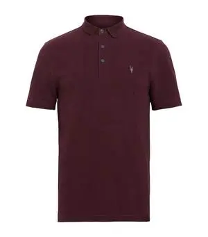 ALLSAINTS Organic Cotton Reform Polo Shirt Red