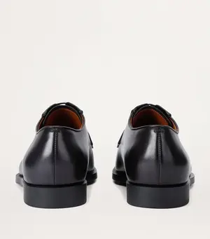 Zegna Leather Classic Flex Derby Shoes