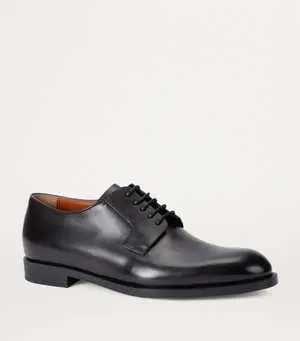 Zegna Leather Classic Flex Derby Shoes