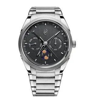 PARMIGIANI FLEURIER Stainless Steel Tonda Pf Gregorian Annual Calendar Watch - Grey