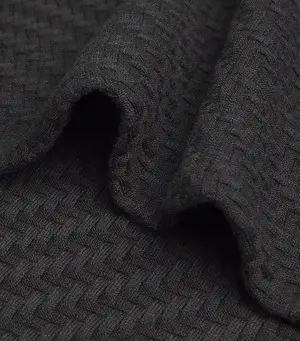 Brioni Cotton-silk-cashmere Zipped Sweater - Black
