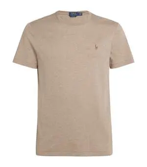 Polo Ralph Lauren Pima Cotton Polo Pony T-shirt Beige