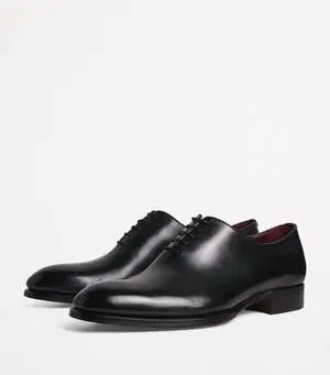Brioni Calfskin Leather Oxford Shoes