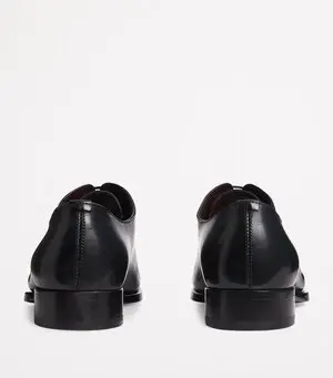 Brioni Calfskin Leather Oxford Shoes