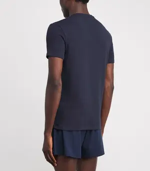 TOM FORD Stretch-cotton T-shirt - Blue