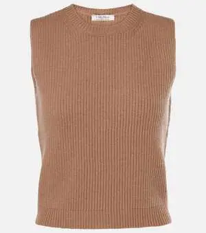 Max Mara Wool Sweater Vest - Brown