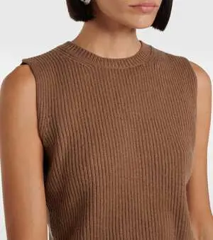 Max Mara Wool Sweater Vest - Brown
