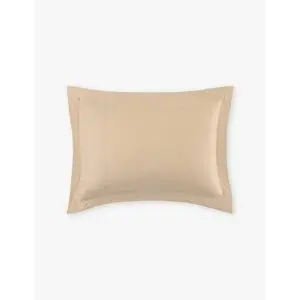 YVES DELORME Triomphe Oxford Cotton-sateen Pillow Case - Dune