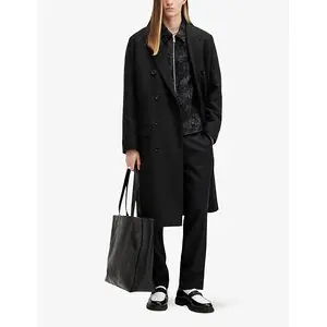 ALLSAINTS Arcade Lapel-collar Relaxed-fit Coat